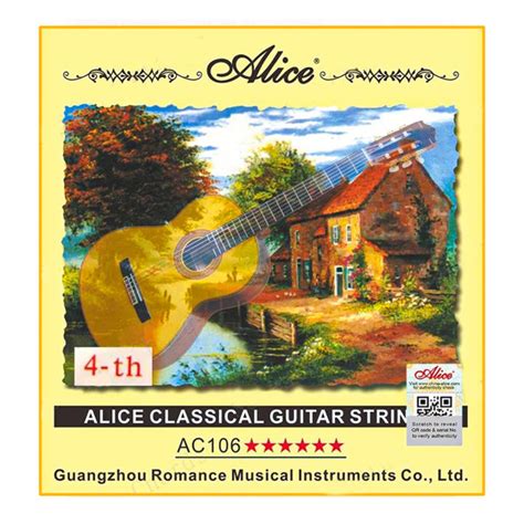 01 X D 4th Single Nylon Classical Guitar 4 Strings D 4th 030 Inch