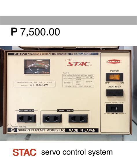 Stac Voltage Regulator Audio Other Audio Equipment On Carousell