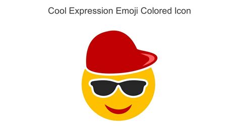 Cool Expression Emoji Colored Icon In Powerpoint Pptx Png And Editable Eps Format PPT Sample
