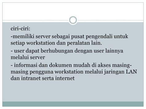 Mengenal Ciri Ciri Intranet Pembeda Dengan Internet