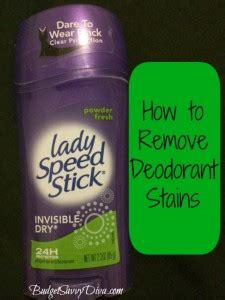 How To Remove Deodorant Stains Budget Savvy Diva
