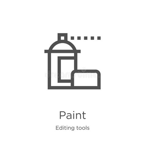 Pantone Icon Vector From Editing Tools Collection Thin Line Pantone Outline Icon Vector