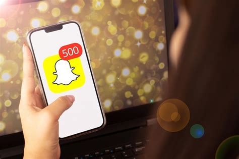 Premium Photo Beautiful Woman Receiving Snapchat Notification