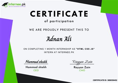 Adnan Ali On Linkedin Adilahmedshekhani Muzamilbilwani Banoqabil Webdevelopment Internship
