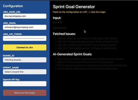 Sprint Goal Generator Jira Openai Sachin Arora