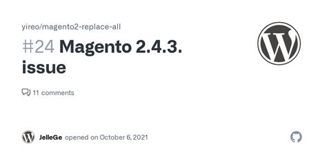 magento 2 4 3 issue · issue 24 · yireo magento2 replace all · github