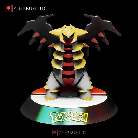 Archivo 3D Geratina PokemonIdea de impresión 3D para descargarCults