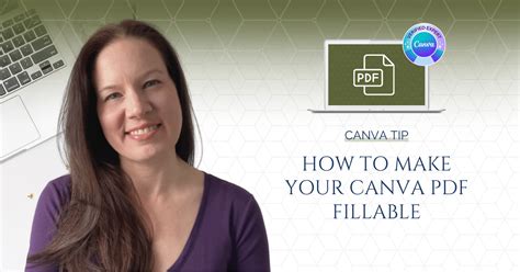 How To Make Your Canva PDF Fillable Brenda Cadman