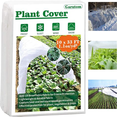 Garutom Plant Covers Freeze Protection 10ft X 33ft 1 1 Oz