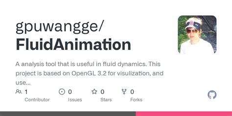 Github Gpuwangge Fluidanimation A Analysis Tool That Is Useful In Fluid Dynamics This