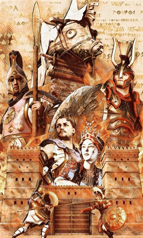 Some Troy themed posters I have made by editing some of my screenshots : r/totalwar
