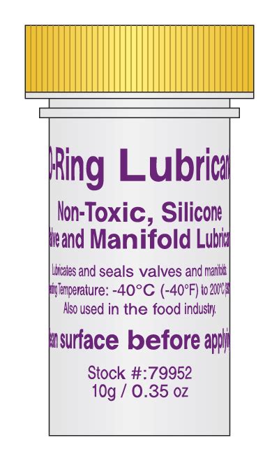 10g Bottle Non Toxic Silicone O Ring Lubricant Heatlink