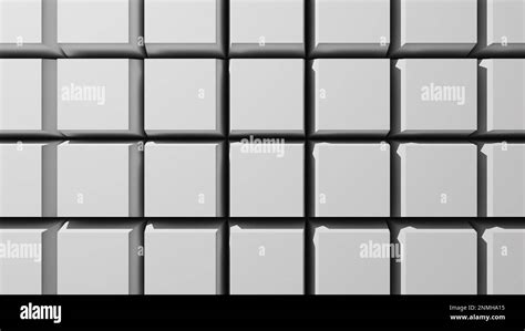 Grid Cubes Computer Generated D Render Stock Photo Alamy