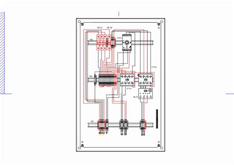 Schaltplan Für Den Schaltschrank In Autocad Cad 438 91 Kb Bibliocad