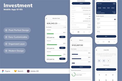 优秀的社交或在线交友平台app界面设计iOS Ui套装模板下载 Fig 云瑞设计