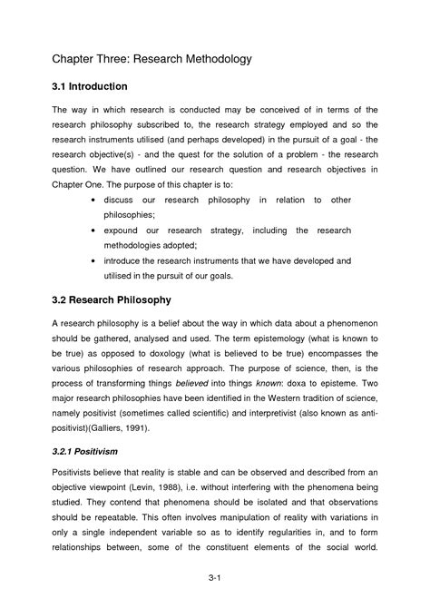 Template For Methodology Template For Methodology
