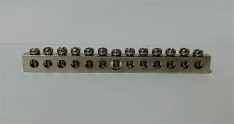 Brass Neutral Link 5 Hole Brass Neutral Link Bar Manufacturer From Jamnagar