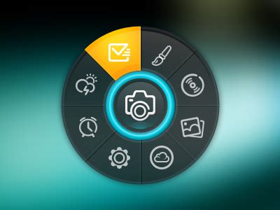 Circle Menu Android App Design Mobile App Ui App Design