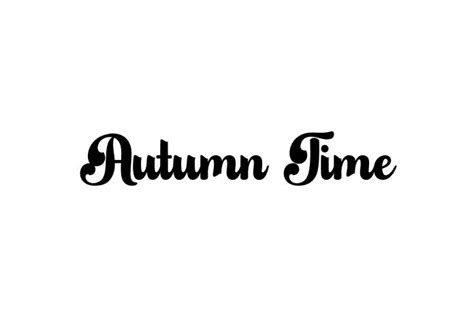 Autumn Time Font Free Font Download