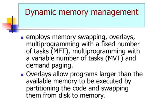 Ppt Memory Management Powerpoint Presentation Free Download Id382469