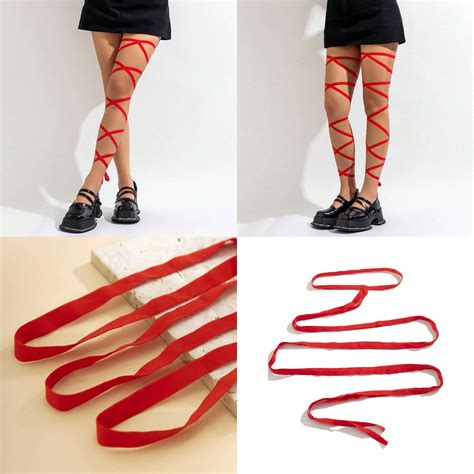 Pc Wrap Around Personalized Sexy Elastic Leg Garter Holiday Beach Stretchy Leg Rope Chain For