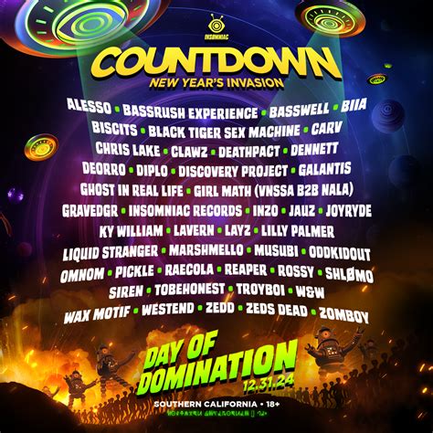 Countdown Nye Announces Lineup For 2024 Edition Edmtunes