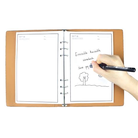 Pu Smart Erasable Notebook Paper Reusable Portable Vicedeal