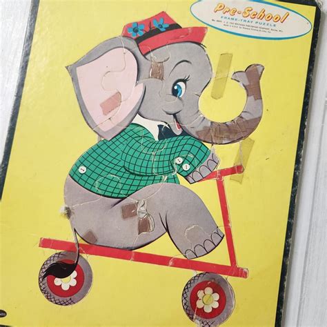 Vintage Playskool And Puzzle Patch Frame Tray Puzzles Lot Of Etsy