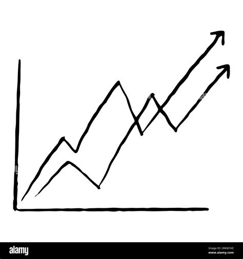 Growth Graph Diagram Showing The E Commerce Concept Isolated On White