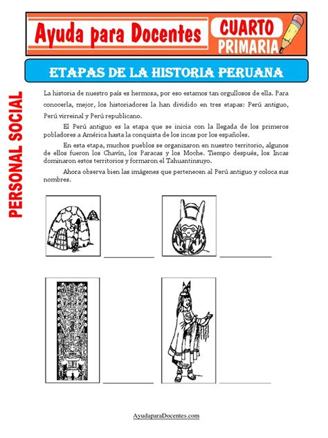 Las Etapas De La Historia Peruana Para Cuarto De Primaria Pdf Perú