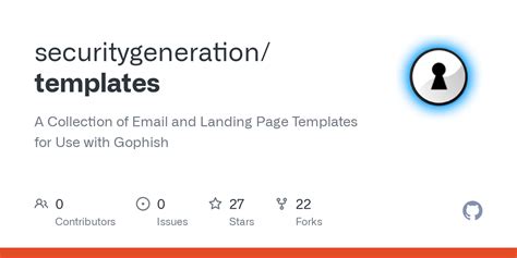 GitHub Securitygeneration Templates A Collection Of Email And Landing Page Templates For Use