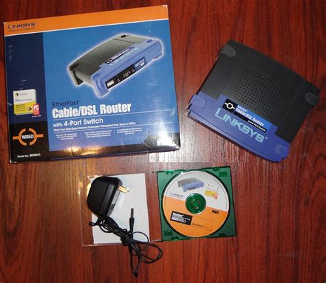 Linksys Etherfast Cable Dsl Router W 4 Port Switch Befsr41 Electronics