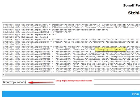 SOLVED Sonoff Tasmota Firmware Version Check And Update Beginners OpenHAB Community