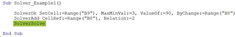 VBA Solver Functions Example How To Enable Use