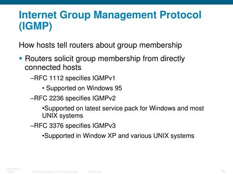 Ppt Ip Multicasting Explaining Multicast Powerpoint Presentation