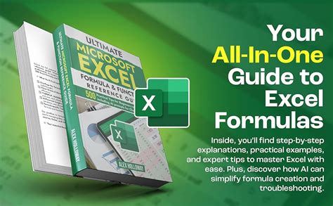 ultimate microsoft excel formula and function reference guide 500 practical tips for beginners