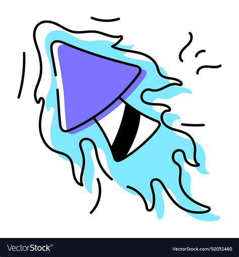 System Cursors Hand Drawn Icon Royalty Free Vector Image