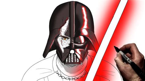 Darth Vader Helmet Art Darth Vader Star Wars Pop Art Helmet Print