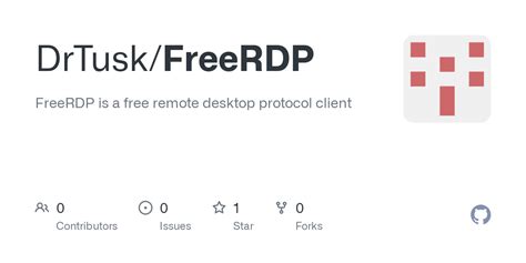 github drtusk freerdp freerdp is a free remote desktop protocol client