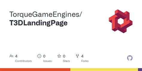 GitHub TorqueGameEngines T DLandingPage