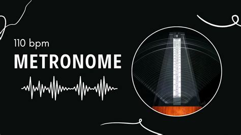 110 Bpm Metronome Youtube