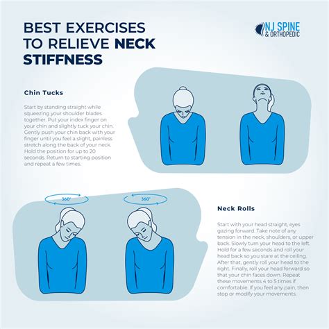 Exercises To Relieve Neck Stiffness Stiff Neck Excersies Nj Spine
