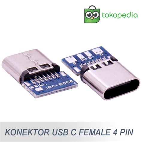 Jual Konektor USB Type C Female Dip Kab Bandung Barat Weirdstuff Tokopedia