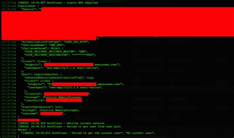 No Current User Thrown On Authcurrentsession After Successful Login · Issue 1398 · Aws