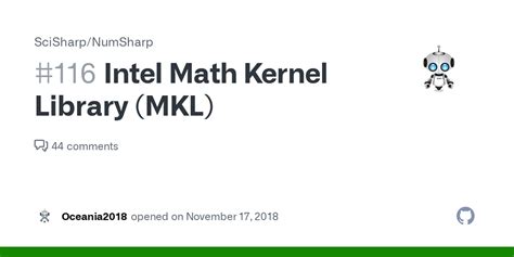 Intel Math Kernel Library MKL Issue SciSharp NumSharp GitHub