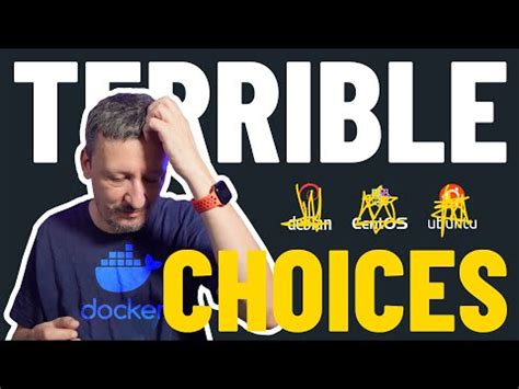 Containers Are Not VMs Which Base Container Docker Images Should We Use Sebae Videos