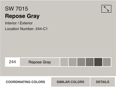 Repose Gray Undertones Coordinating Colors Setting For Four Interiors