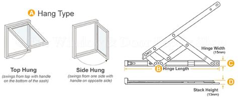 Pair Of Slimline UPVC Window Hinges Narrow Mm Wide Top Side Hung Friction Stay EBay