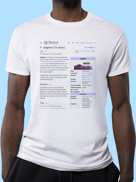 Dalgliesh Tv Series Wikipedia T Shirt