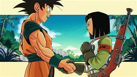 Super Android 17 Vs Goku